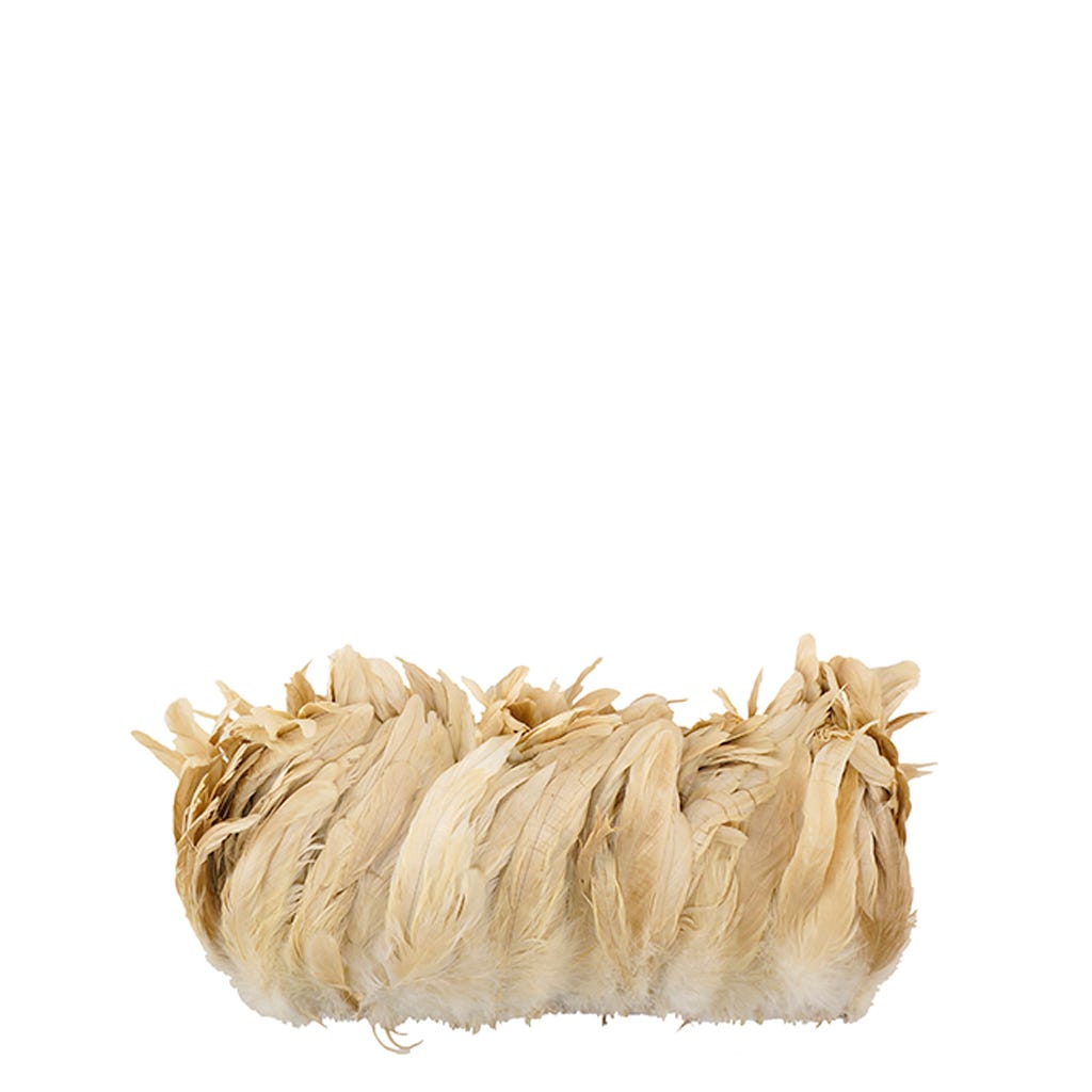 Rooster Coque Tails Bleached Strung 2 inch strip – MarabouBrothers