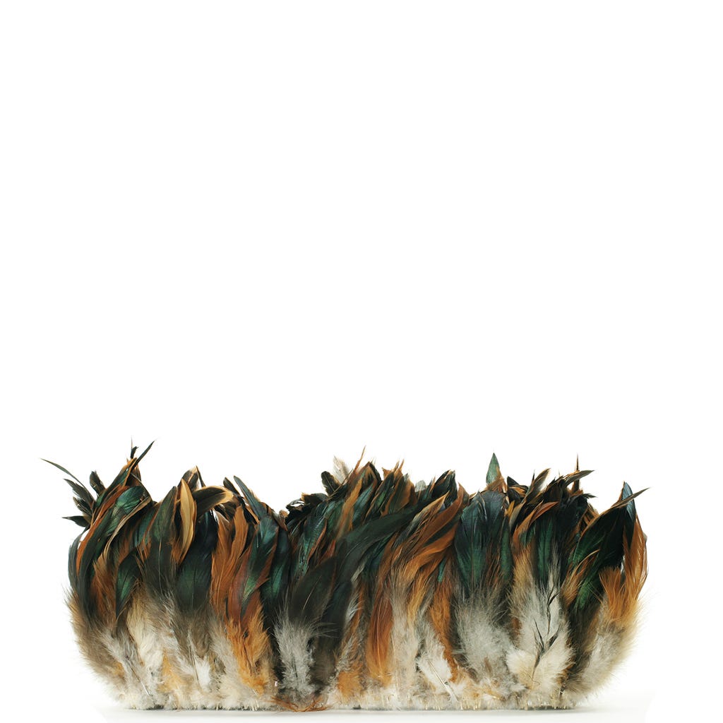 Rooster Schlappen Half Bronze 2 inch strip – MarabouBrothers