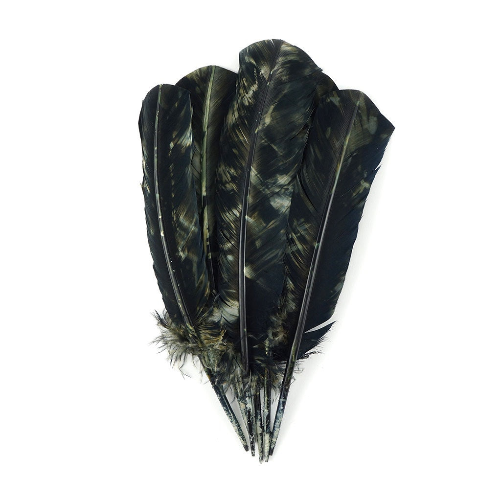 Turkey Quills Tie Dyed Selected Pairs 2pc – MarabouBrothers
